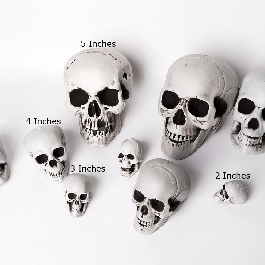 Patchmagic.com - Halloween Decoration Human Skull Prop. - 4 Inces ...