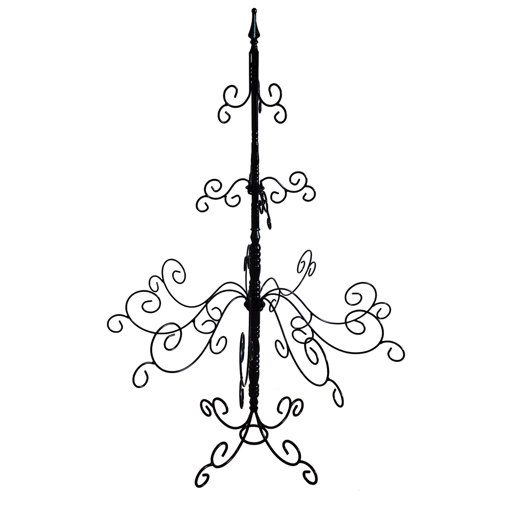Patchmagic.com - 7-Foot Black Wrought Iron Christmas Tree Buy now and ...